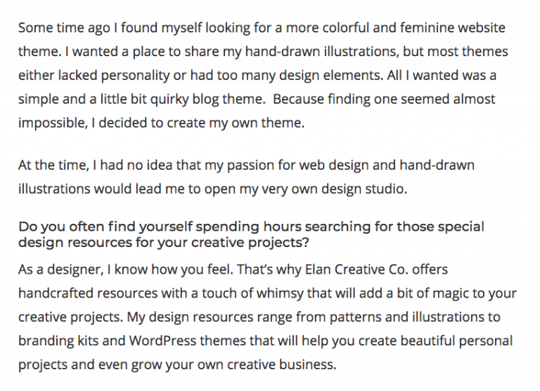 How to Write an Extraordinary About Me Page (plus examples) – Stray Curls