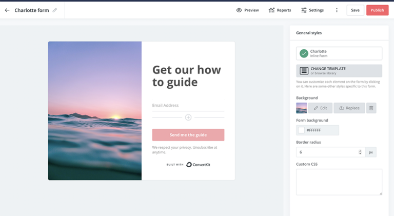 How to Add an Opt-in Form to Your Website with ConvertKit - Stray Curls