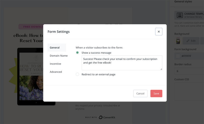 How to Add an Opt-in Form to Your Website with ConvertKit - Stray Curls